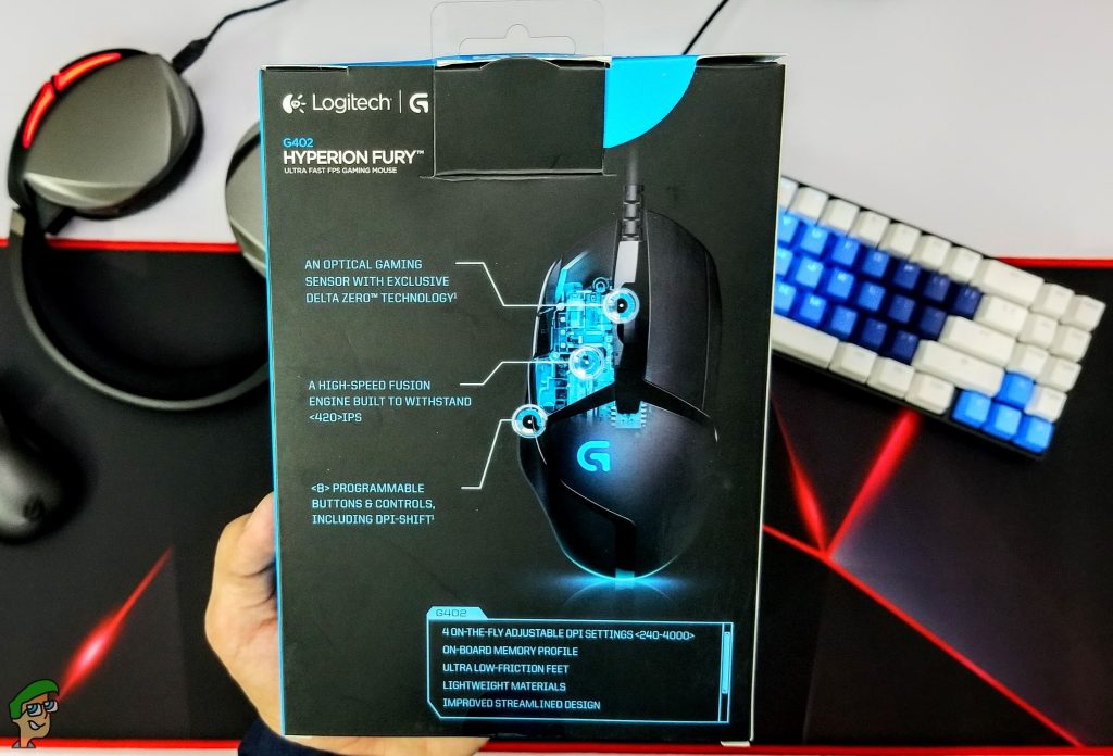 Logitech G402 Hyperion Fury FPS Gaming Mouse Review - Appuals.com