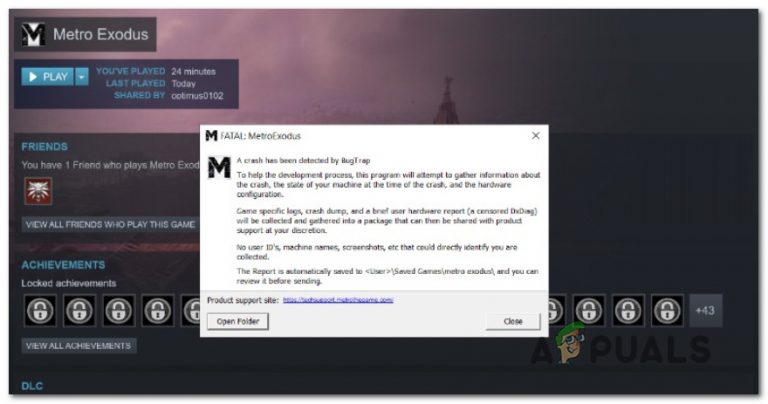 How to Fix 'FATAL: Metro Exodus' Error On Windows?