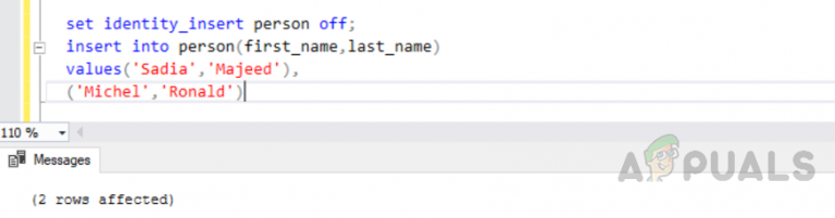 How to Fix the Error 'Cannot insert explicit value for identity column in table when IDENTITY ...