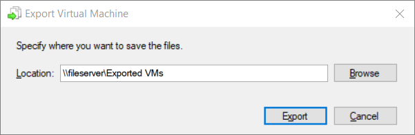 Exporting and Importing Virtual Machines in Hyper-V 2019 - Appuals.com