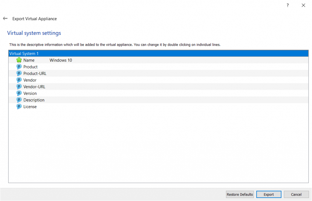 Export and Import VMs on Oracle VM VirtualBox