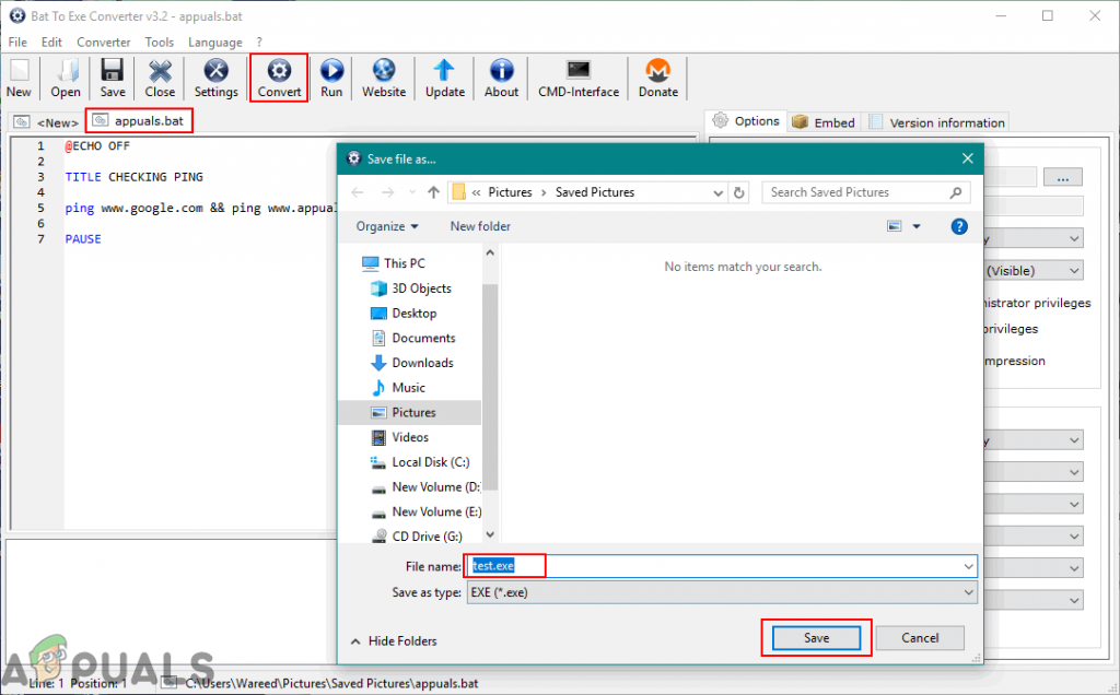Converting Batch Files Bat To Executables Exe