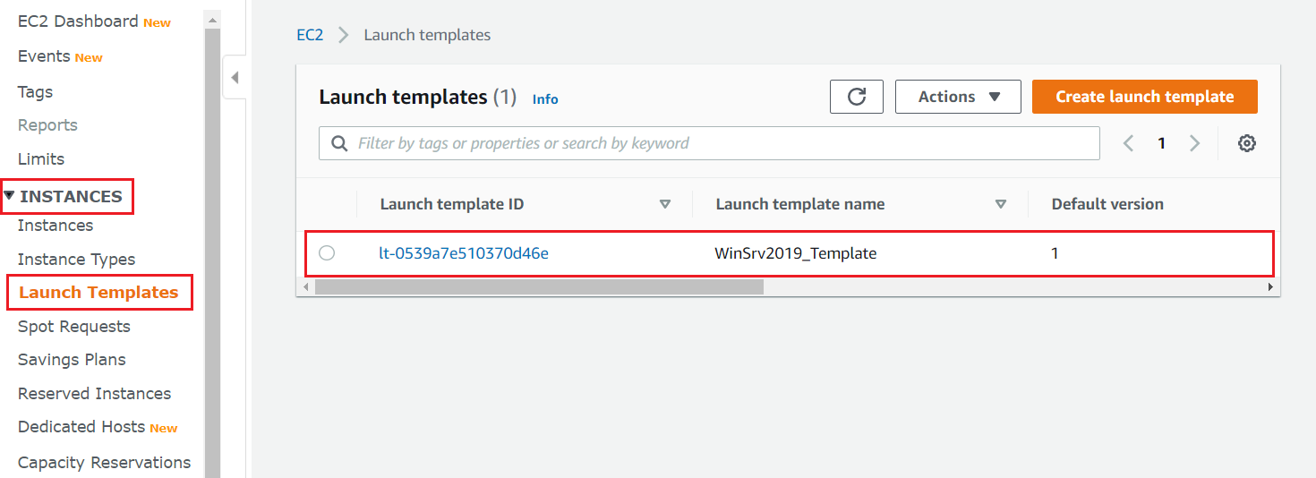 How to Create a template from Amazon EC2 Instance