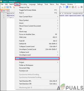 How to Check the Word Count in Notepad++? - Appuals.com