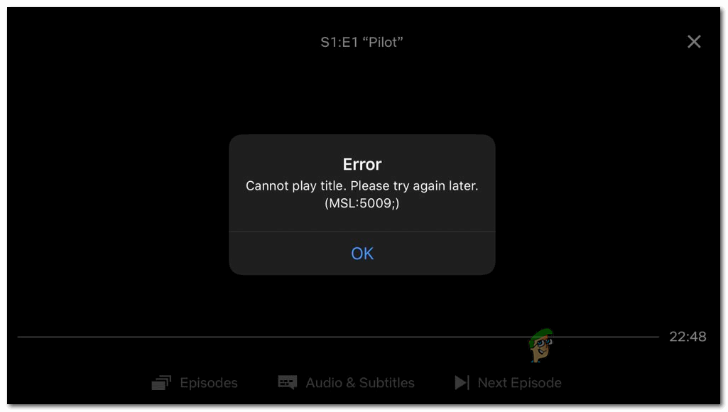 How To Fix Netflix Error 5009 Cannot Play Title Appuals