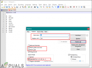 Find and Replace String/Character/Symbol with a New Line in Notepad++ ...