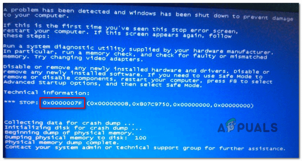 How to Fix 0x0000007F BSOD (Blue Screen of Death)
