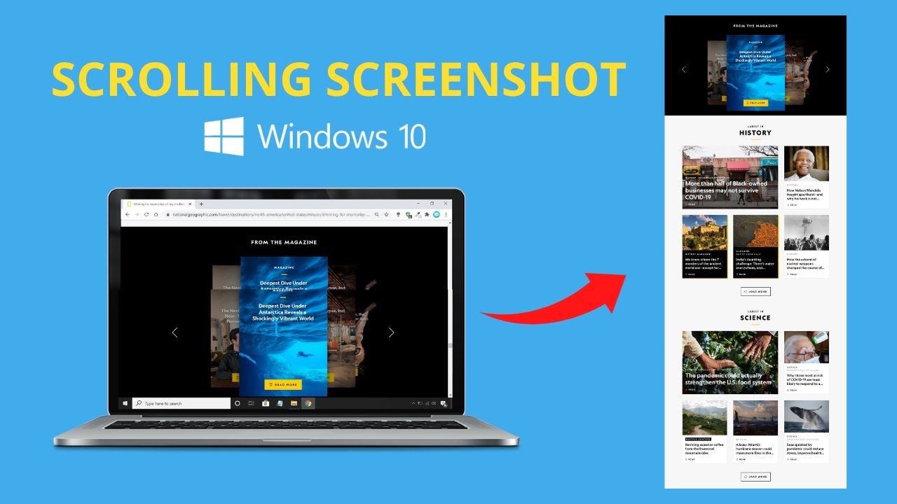 How To Take A Scrolling Screenshot On Windows Appuals