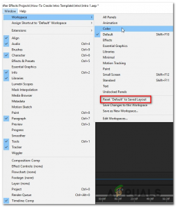 [FIX] After Effects 'Unspecified Drawing Error' - Appuals.com