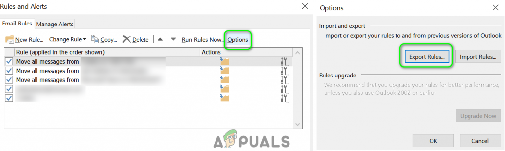 Fix: Outlook Rules not Working on Windows 10 - Appuals.com