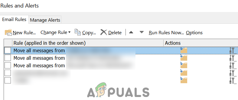 Fix: Outlook Rules not Working on Windows 10 - Appuals.com