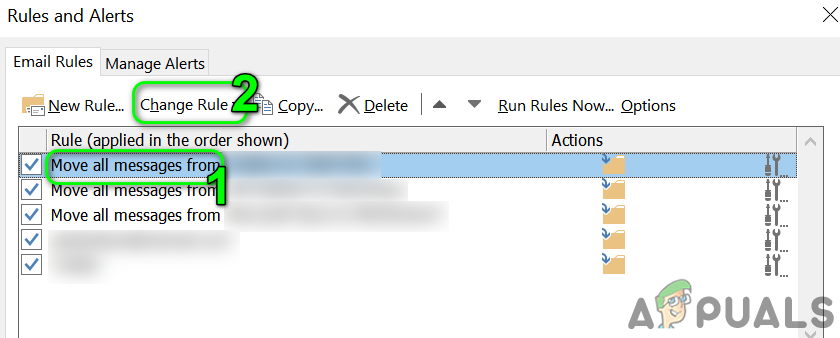 Fix: Outlook Rules not Working on Windows 10 - Appuals.com