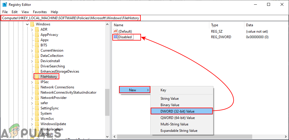 How to Enable or Disable the File History in Windows 10? - Appuals.com