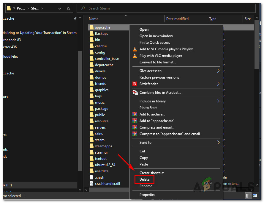 Fixes for Error Occured while Updating (Corrupt Content Files) in Steam