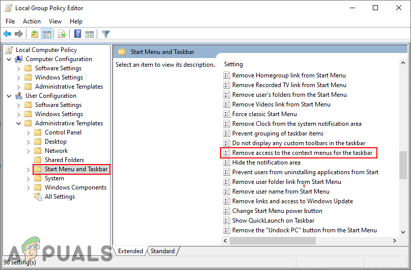 Disable Context Menus in Windows 10 File Explorer, Start Menu & Taskbar