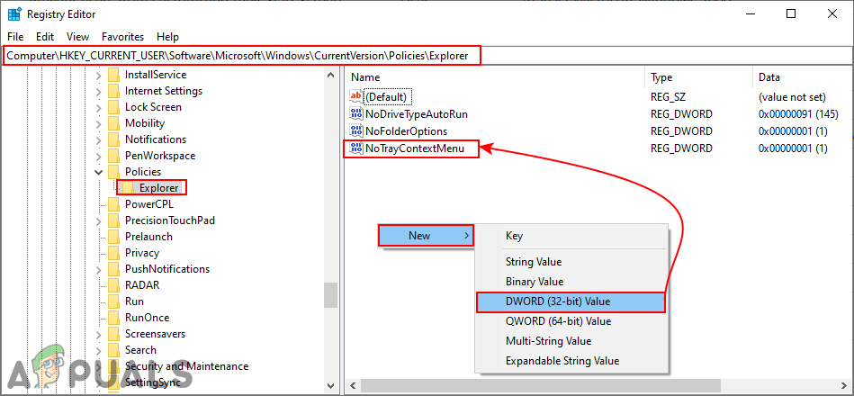 Disable Context Menus in Windows 10 File Explorer, Start Menu & Taskbar