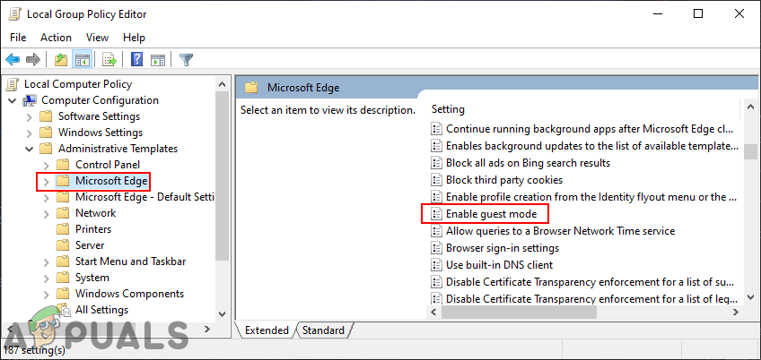 How to Disable Guest Mode in Microsoft Edge? – Appuals.com