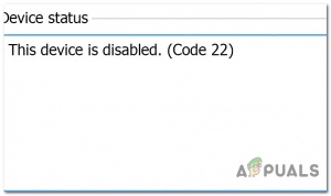How to Fix 'The Device is Disabled (Code 22)' - Appuals.com