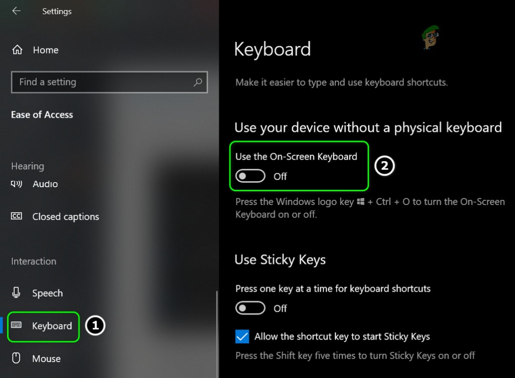 Fix: On Screen or Touch Keyboard Changed from Black to White - Appuals.com