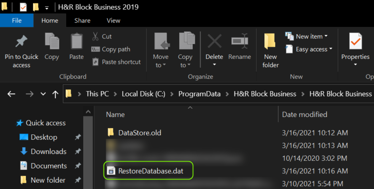 H&R Block Business Software not Opening