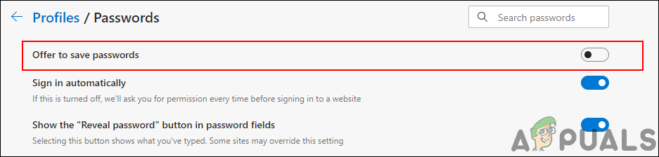 How to Enable or Disable Save Passwords in Microsoft Edge in Windows 10?