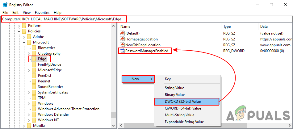 How to Enable or Disable Save Passwords in Microsoft Edge in Windows 10?