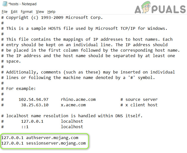 How to Fix 'Failed to Authenticate your connection' Error in Minecraft? - Appuals.com