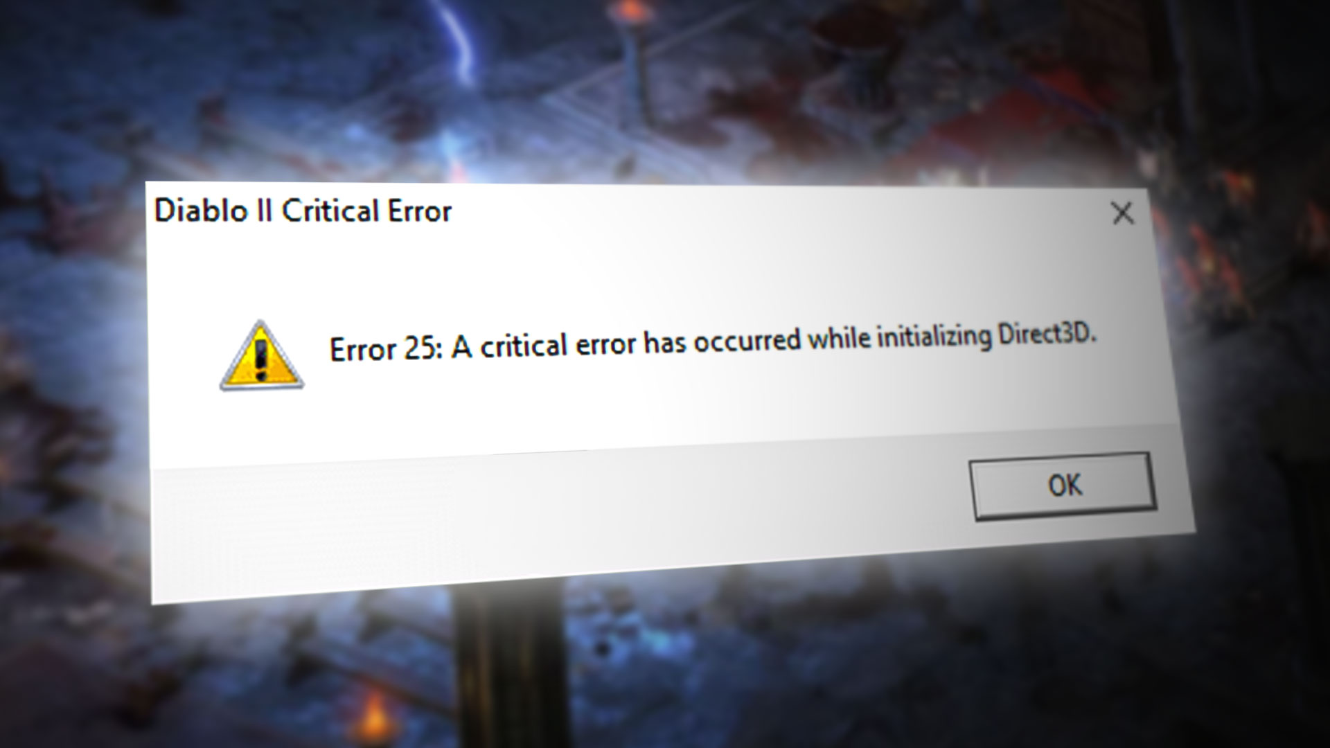 How to Fix Diablo II 'Error Code 25' on Windows 10