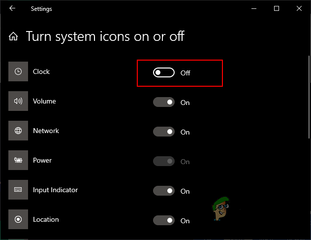 How to enable/disable clock and date from system notification area