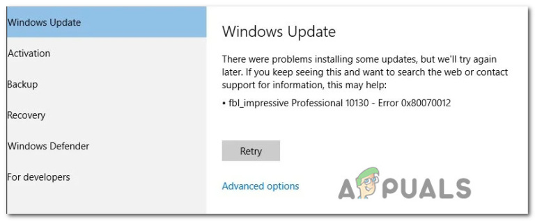 How to Fix Windows Update 0x80070012 on Windows 10