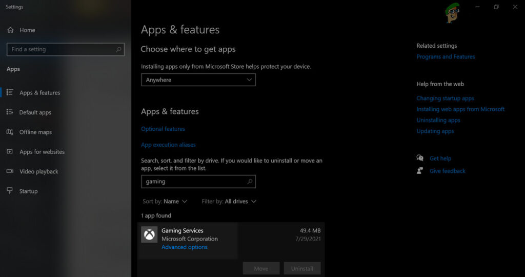 How to Fix Gaming Services Install Error 0x80073D26 - Appuals.com
