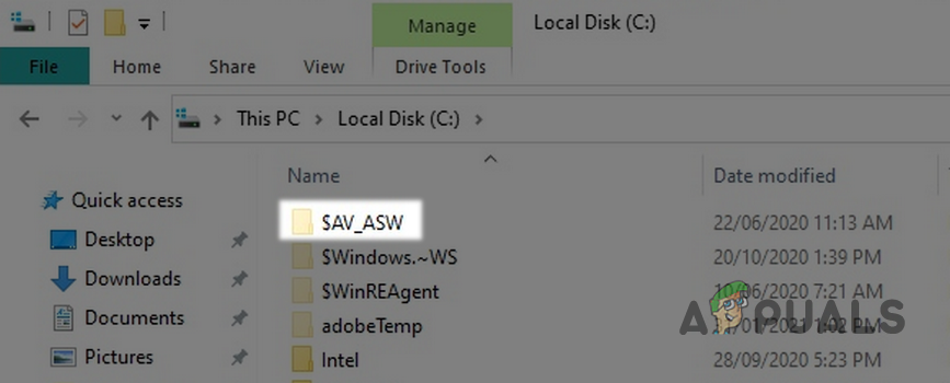 What is $av_asw Folder and How to Remove it? - Appuals.com