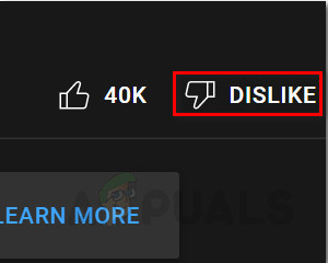How to Enable Dislike Counter on YouTube again? - Appuals.com