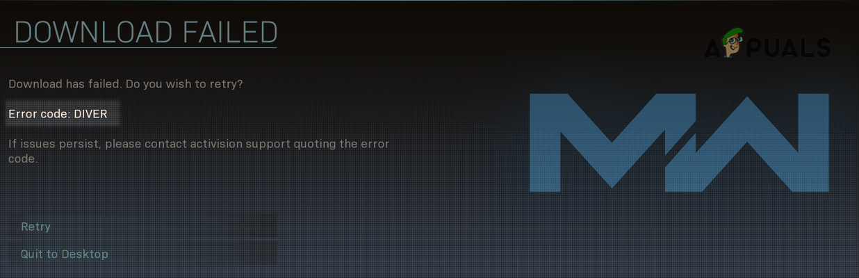How to Fix "Error Code: Diver" in Call of Duty Warzone? - Appuals.com