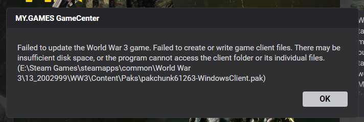 World War 3 Fails to Update? Here's the FIX - Appuals.com