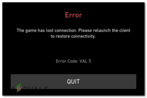 How to Fix "Error Code: VAL 5" on Valorant? - Appuals.com