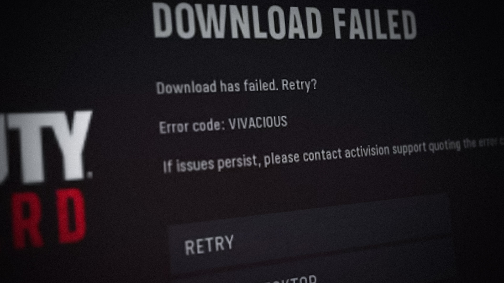 How to Fix "Error Code: Vivacious" on Call of Duty Vanguard?