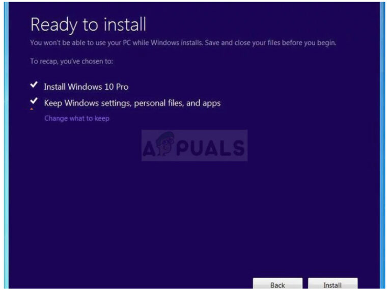 How to Fix "Windows 10 Installation has Failed" Error?