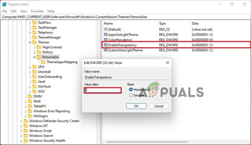 How To Fix Transparency Effects Not Working On Windows 11