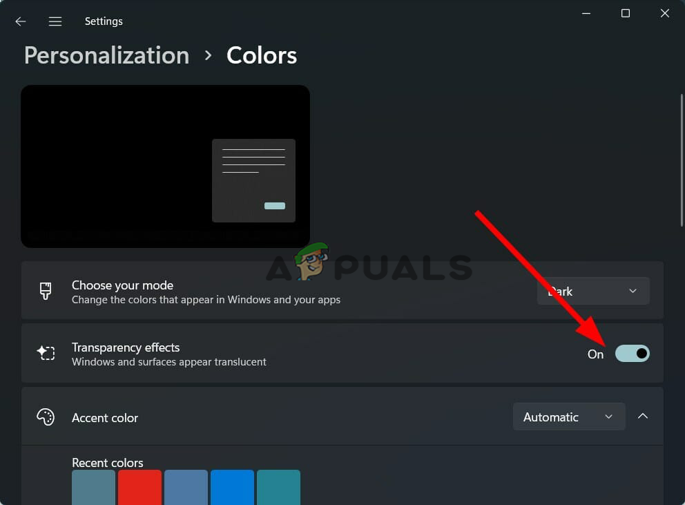 How to Fix Transparency Effects Not Working on Windows 11?