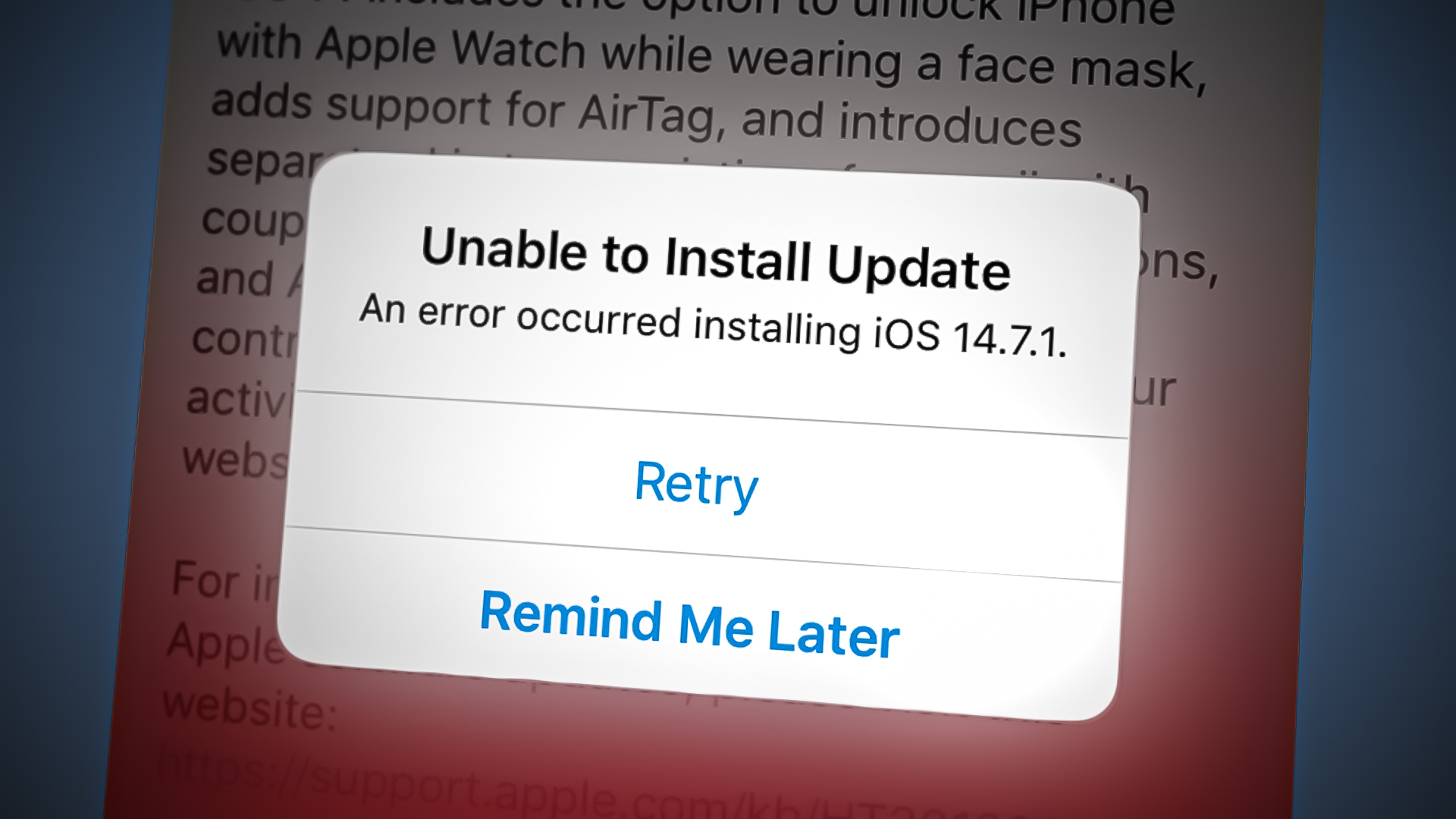 [Fix] iPhone Won't Update - An Error Occurred Installing iOS