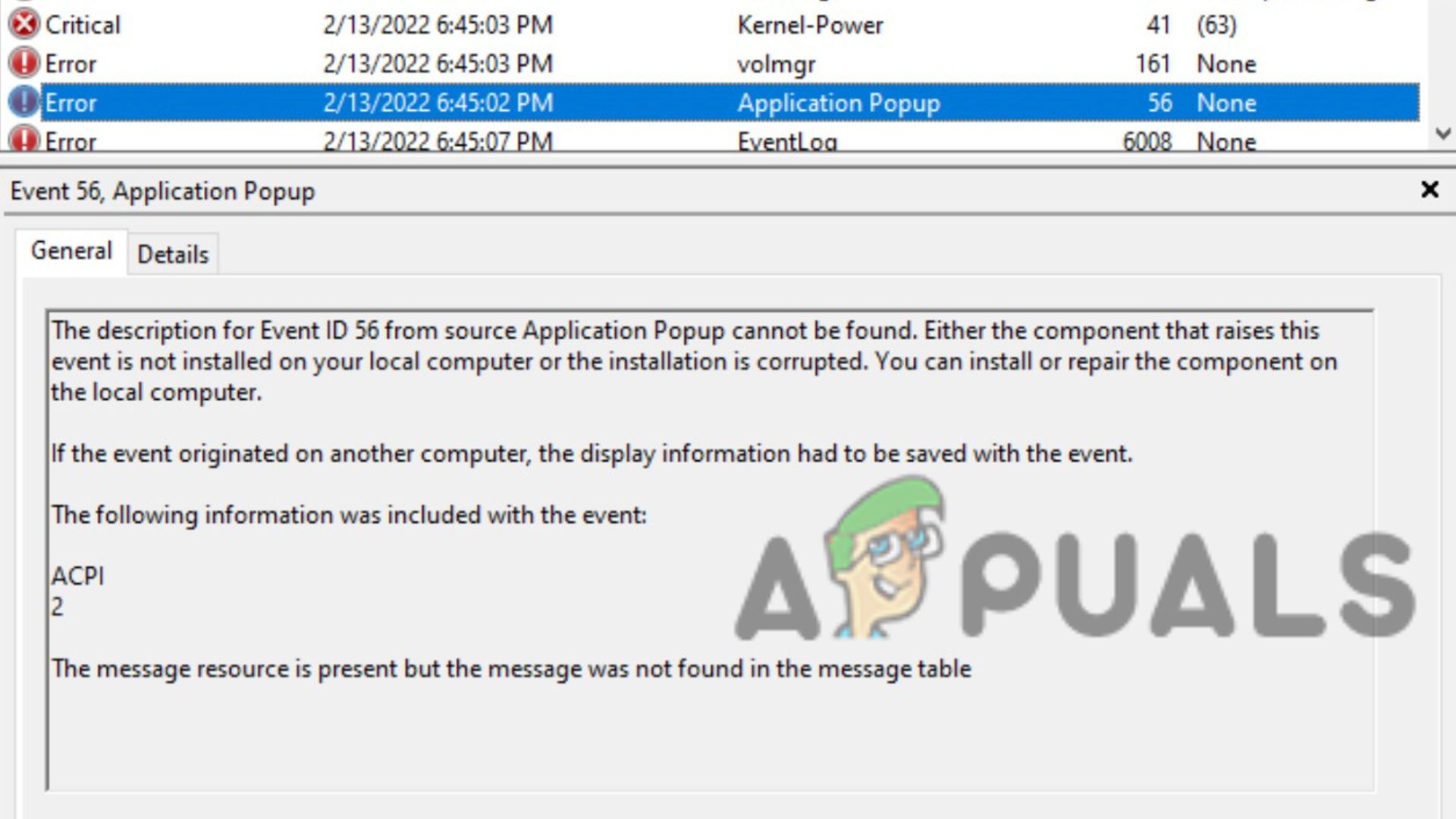 Fix Error Event ID 56 Application Popup On Windows Fix Error Event ID 56 Application Popup On Windows