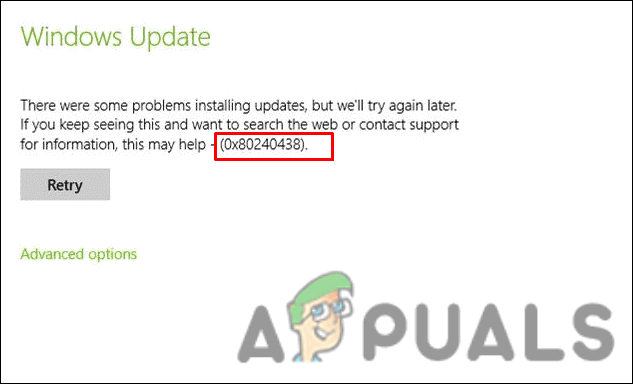 Fix: (0x80240438) 'There were some problems installing updates' Windows