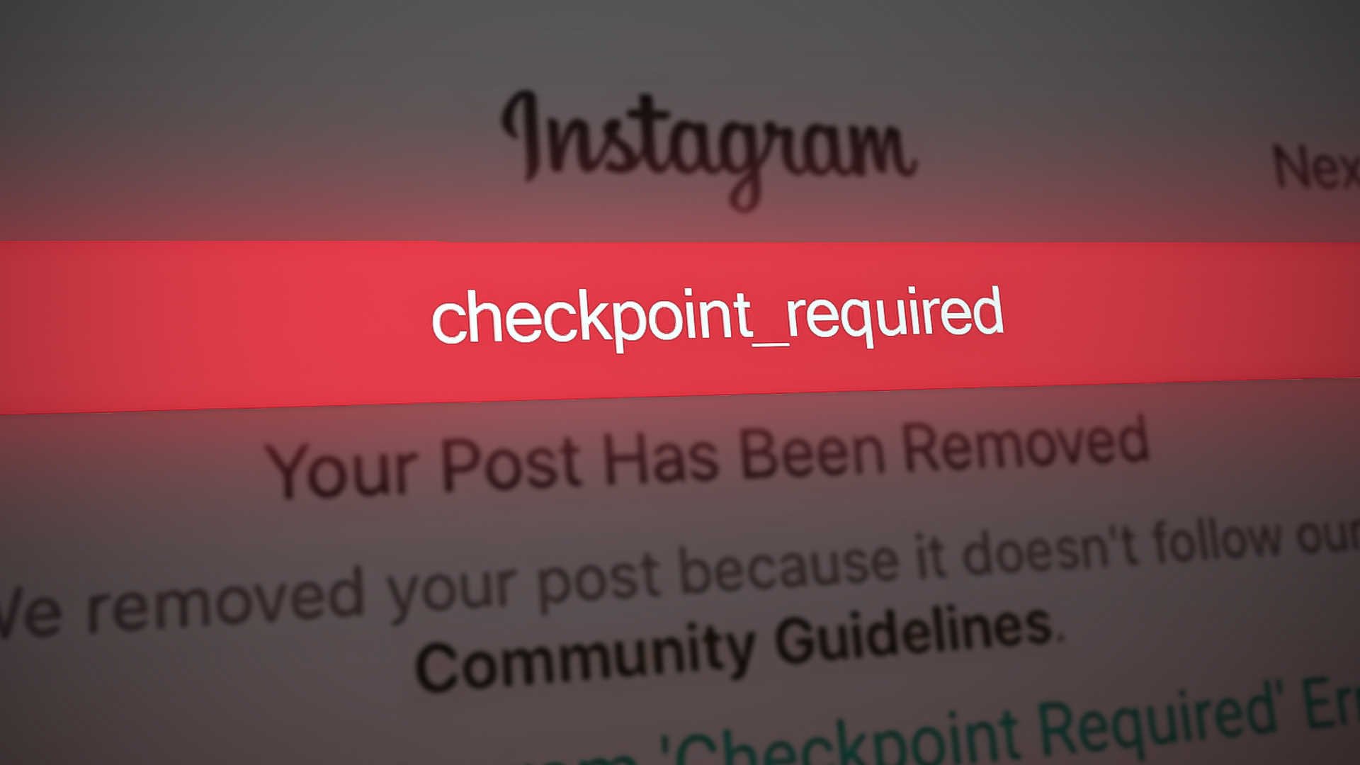 How to Fix "checkpoint_required" Error in Instagram?
