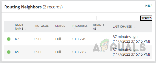 How to Monitor Routing Neighbors using Solarwinds