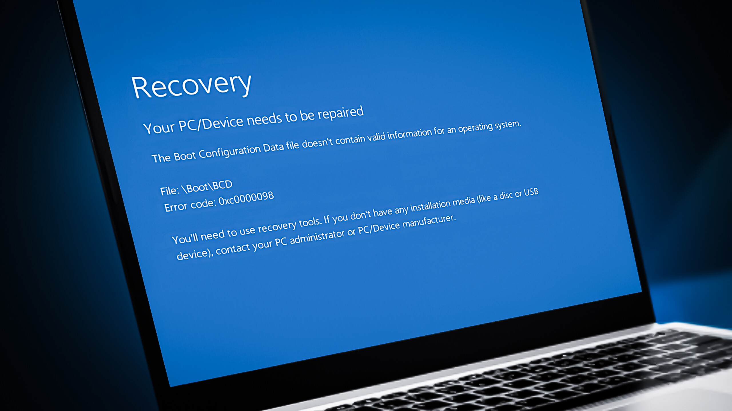 How To Fix Boot Error Code 0xc0000098 In Windows 