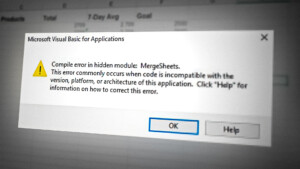 Fix: Compile Error in Hidden Module in Microsoft Excel VBA