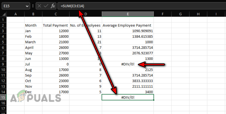 How To Solve #Div/0 Errors in Excel (with Examples)