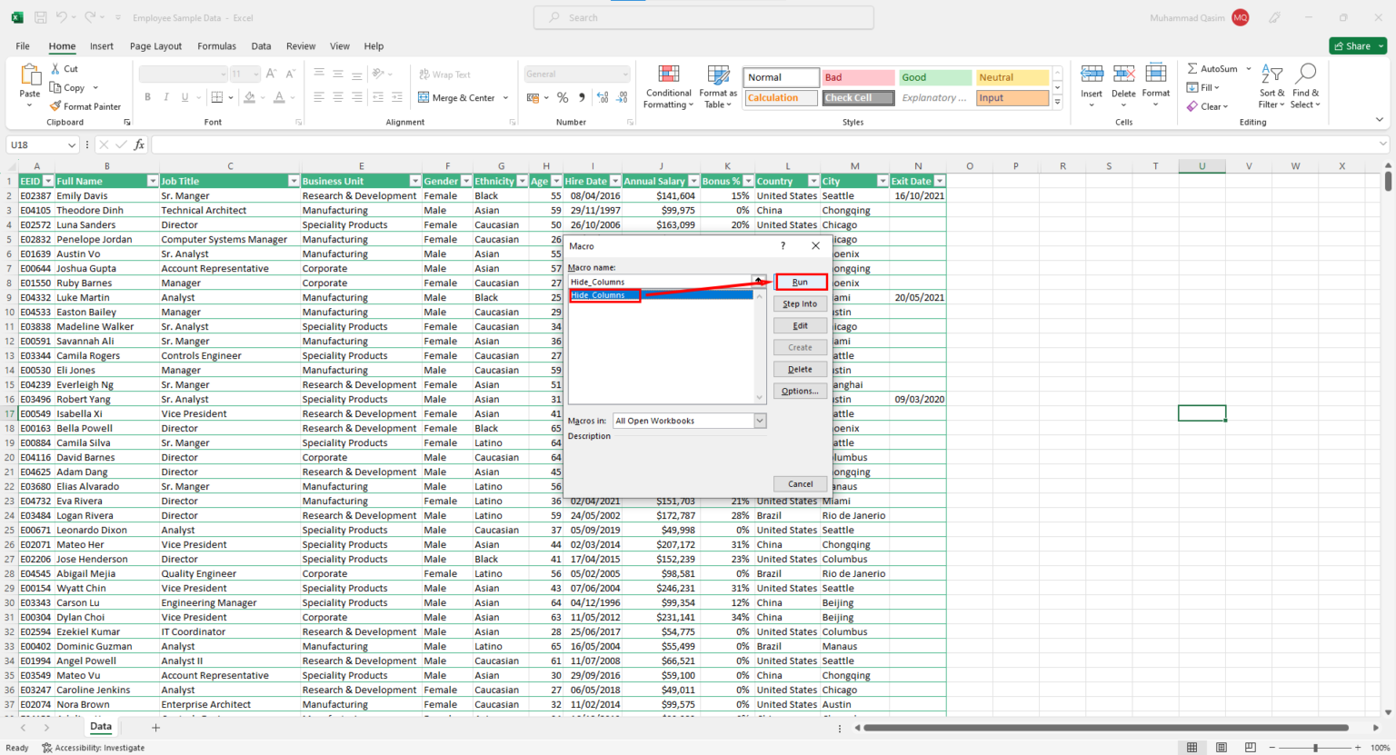 How to Hide Columns in Excel - 6 Easy Ways With Pictures