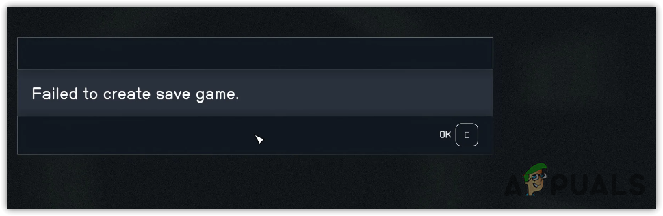 Fix: Starfield Error "Failed to create save game" on PC